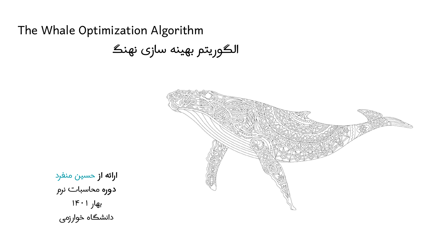 An Introduction To Whale Optimization Algorithm 